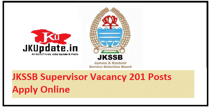 JKSSB Female Supervisor apply Online 201 posts - JKUpdate.in