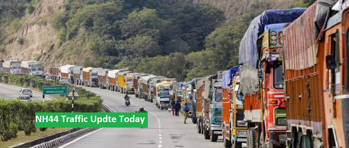 Traffic Update Today Jammu Srinagar NHW Traffic update NH44 - JKUpdate.in
